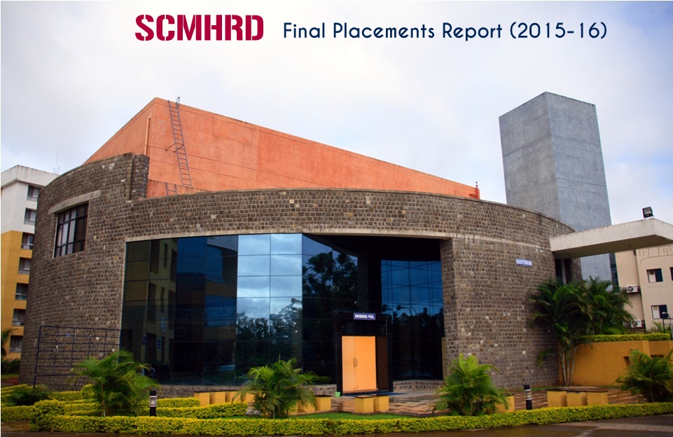 SCMHRD - Final Placements Report : Class of 2014-16 - InsideIIM