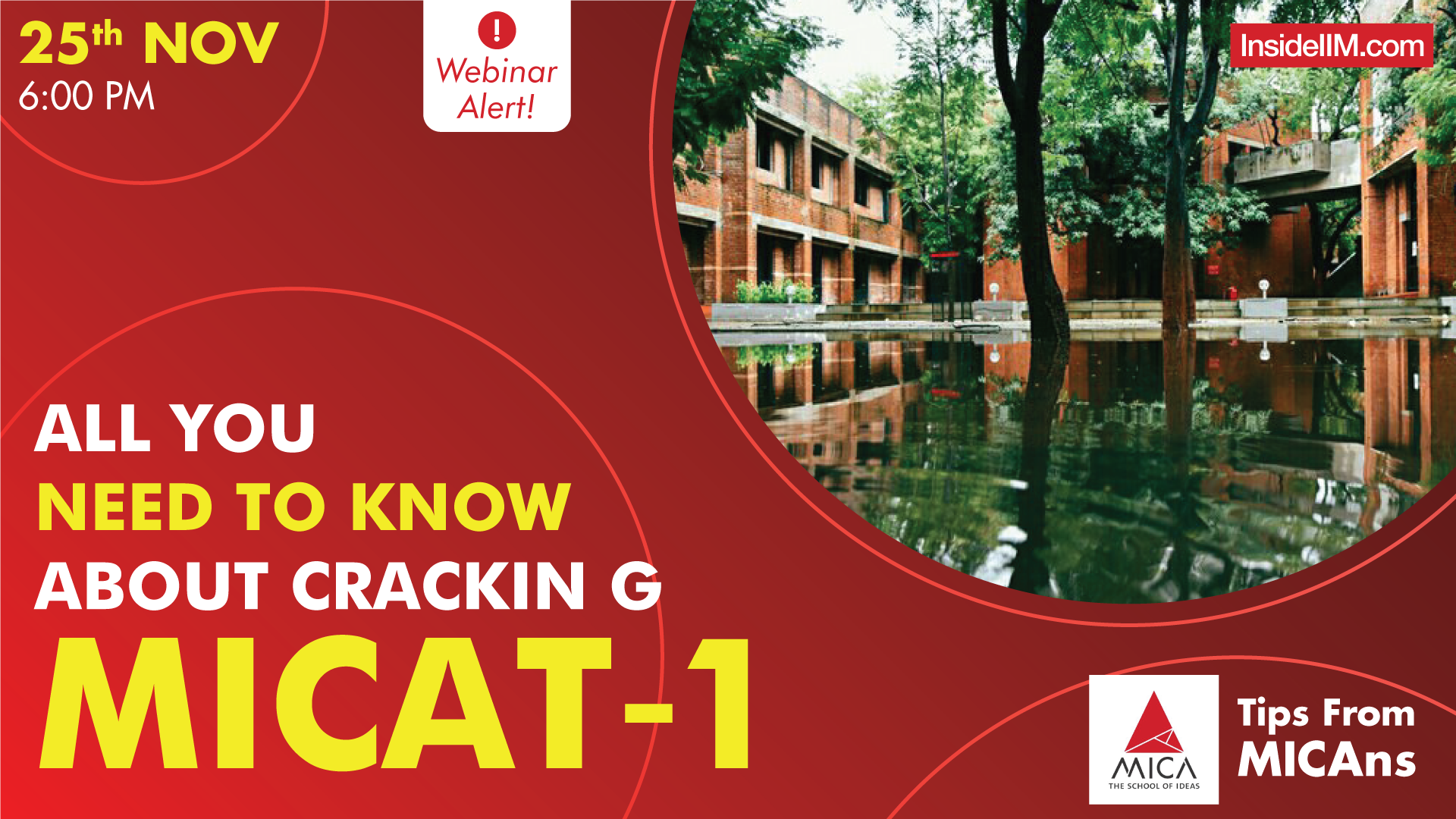 All You Need To Know About Cracking MICAT - 1 | Webinar - InsideIIM