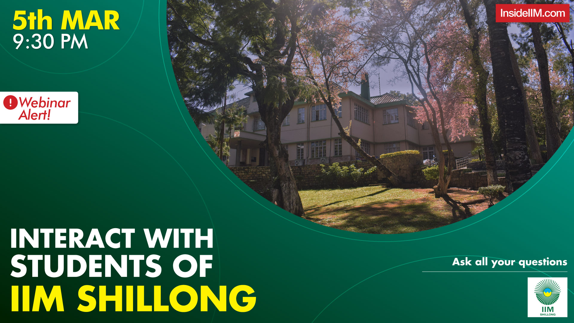 Interact With IIM Shillong Students | Live Webinar | 5th March - 9:30 ...