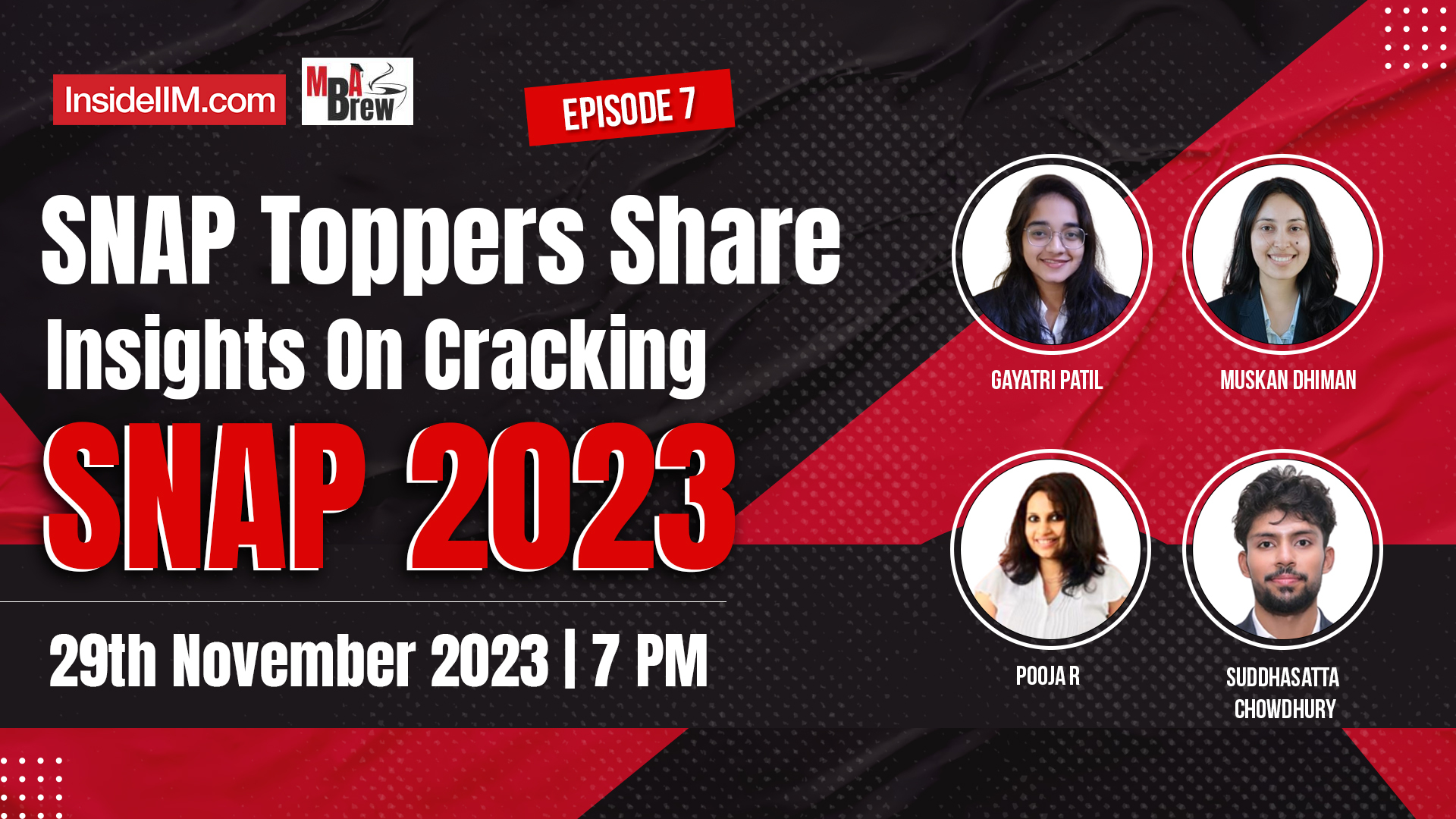 How To Prepare For SNAP 2023? - Interact With SIBM P Toppers! | InsideIIM
