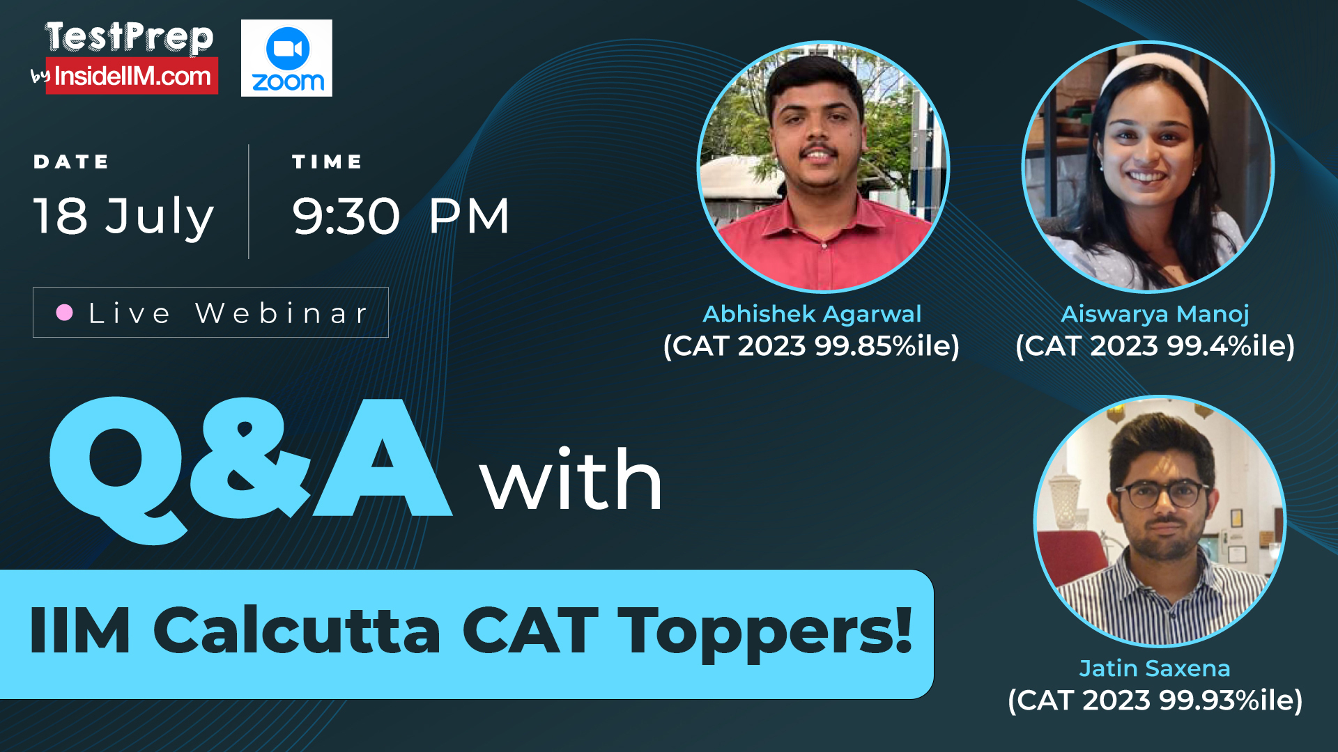 Exclusive Q&A With CAT Toppers From IIM Calcutta Co'26 | InsideIIM